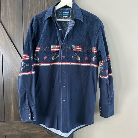Wrangler | Shirts | Vintage Pearl Snap Wrangler Shirt Amazing Quality ...